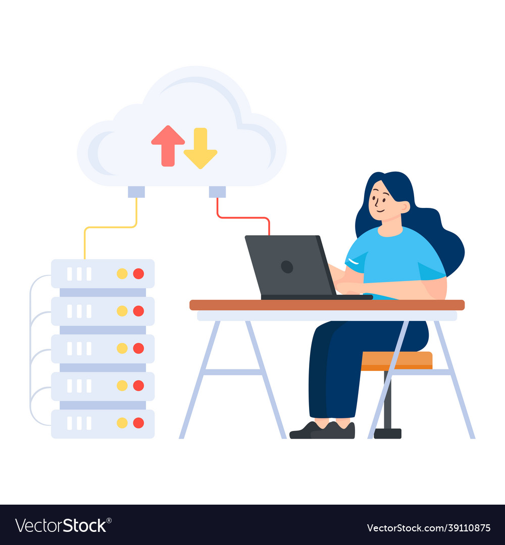 Cloud Computing Royalty Free Vector Image Vectorstock