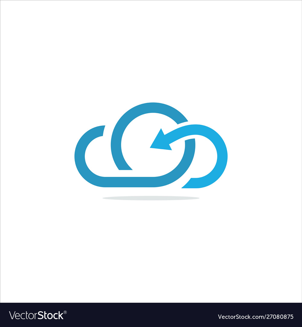 Cloud logo template Royalty Free Vector Image - VectorStock Cloud logo template Royalty Free Vector Image - VectorStock