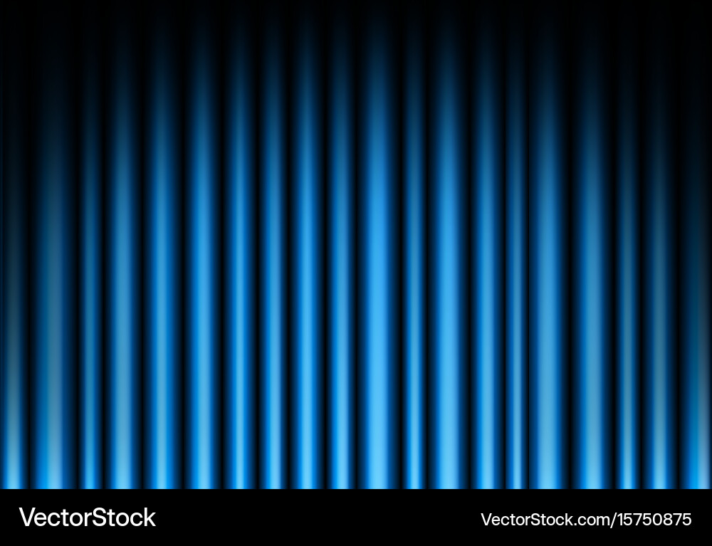 Curtain of blue background Royalty Free Vector Image