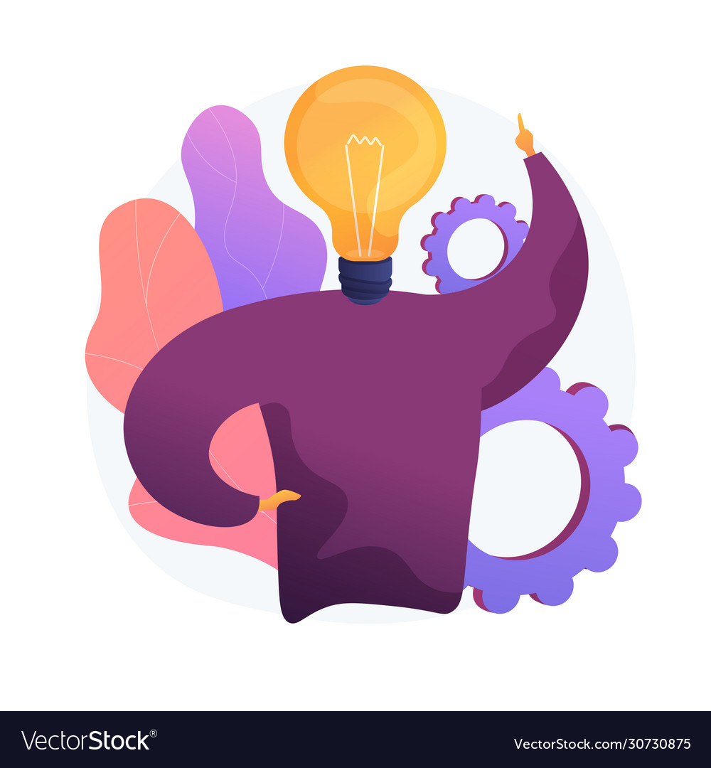 Innovative solution concept metaphor Royalty Free Vector