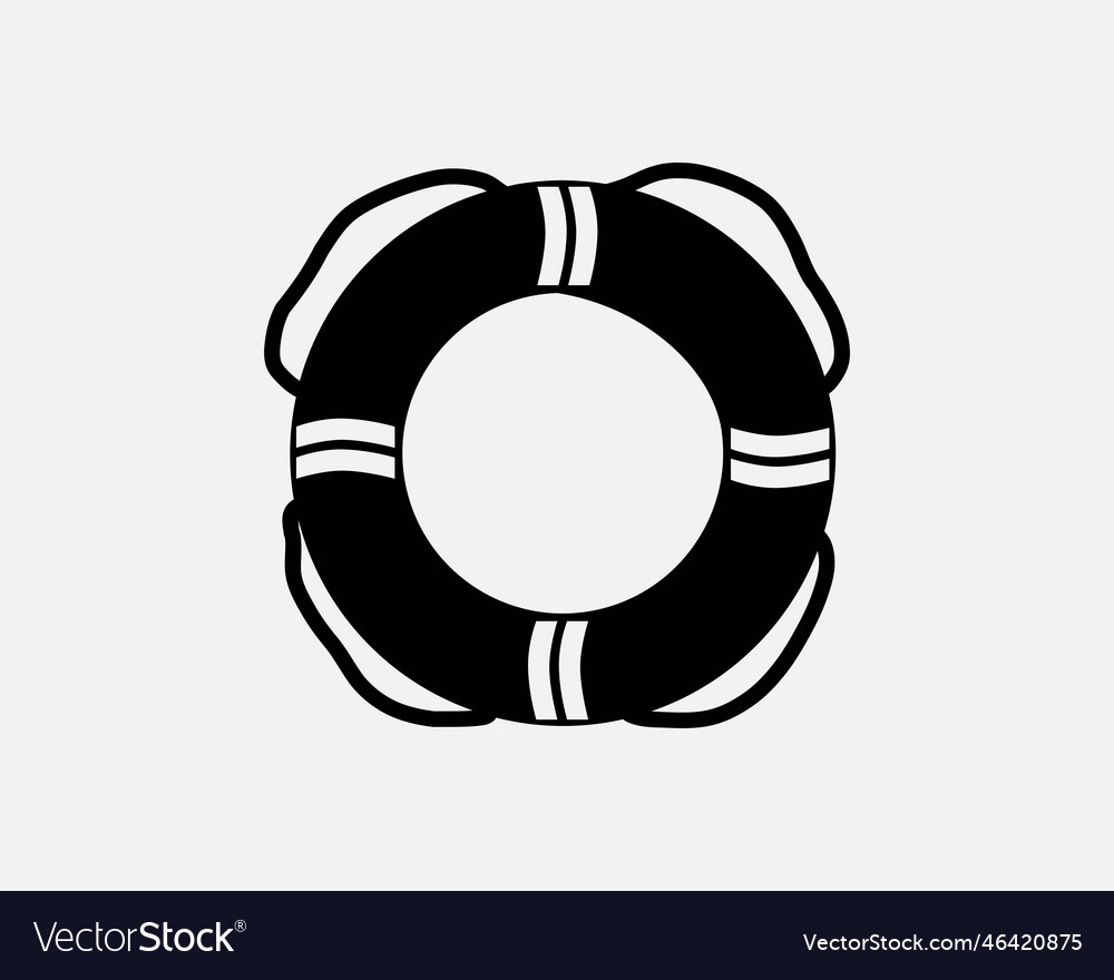 Lifebuoy icon Royalty Free Vector Image - VectorStock