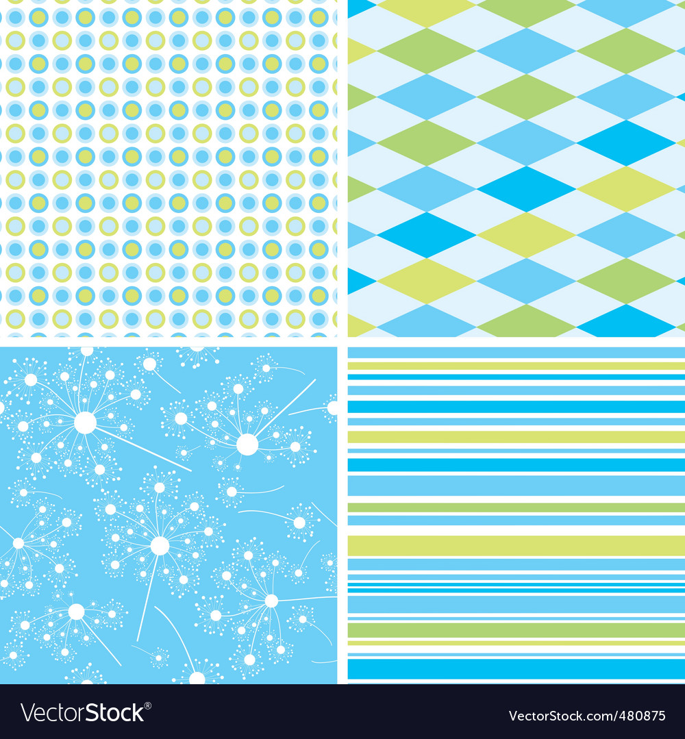 Scrapbook patterns for design Royalty Free Vector Image