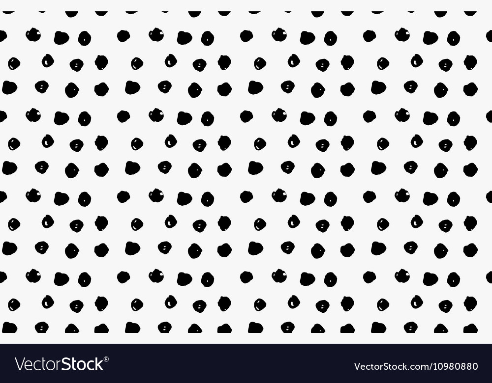 Black marker scribble dots Royalty Free Vector Image