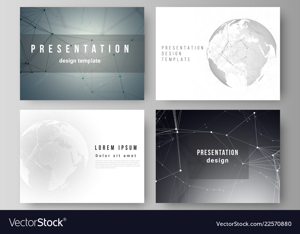 Layout presentation slides design Royalty Free Vector Image