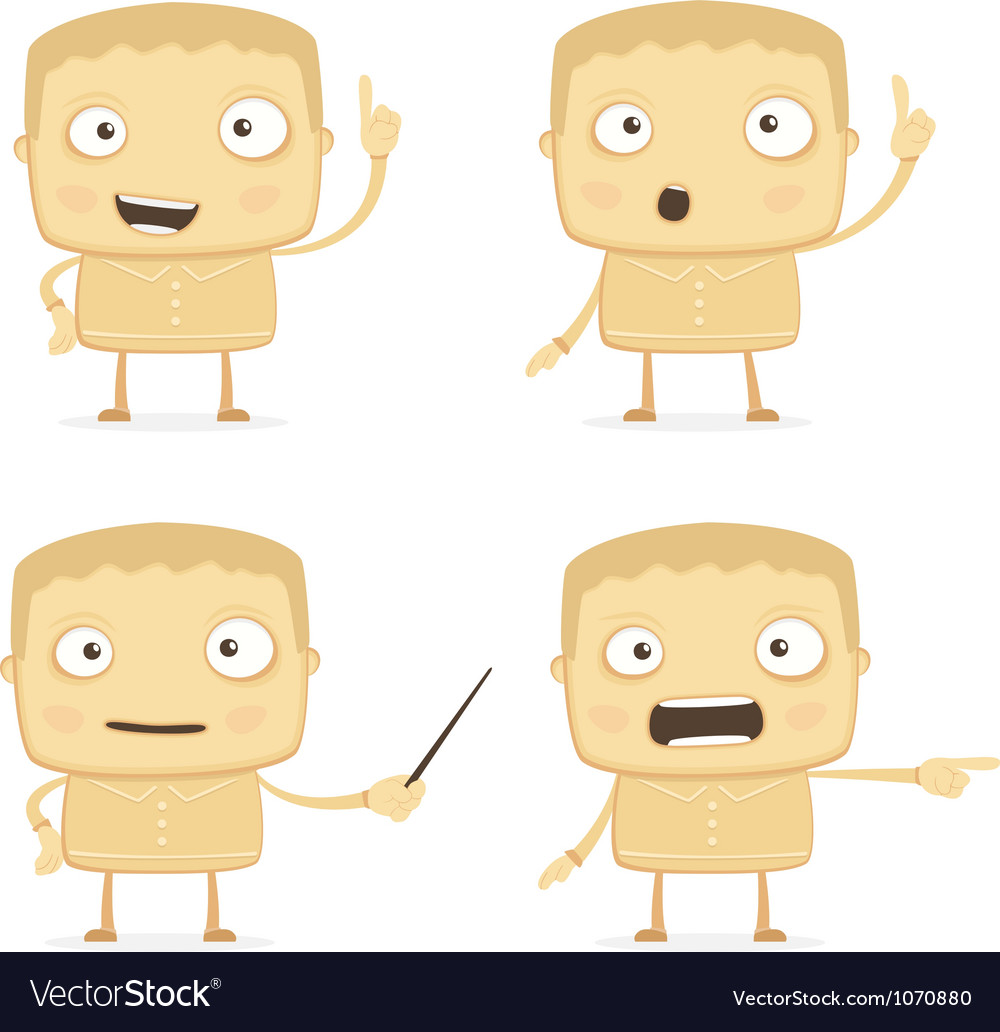 Mr cookie Royalty Free Vector Image - VectorStock