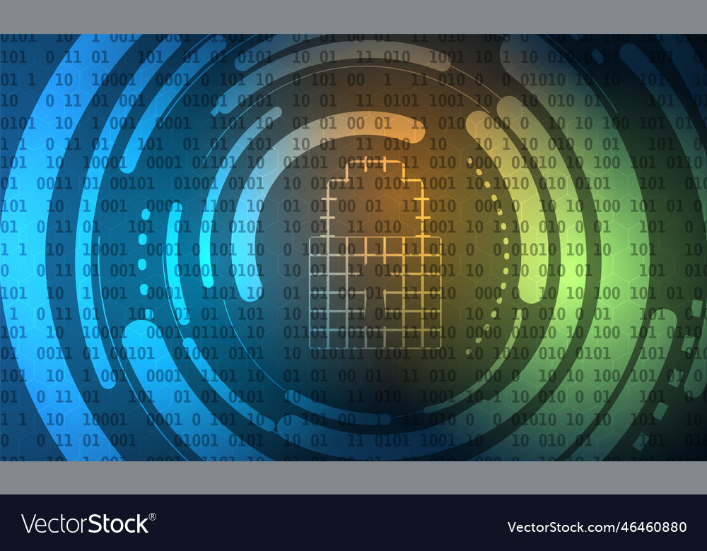 Technology security concept modern safety digital Vector Image Technology security concept modern safety digital Vector Image