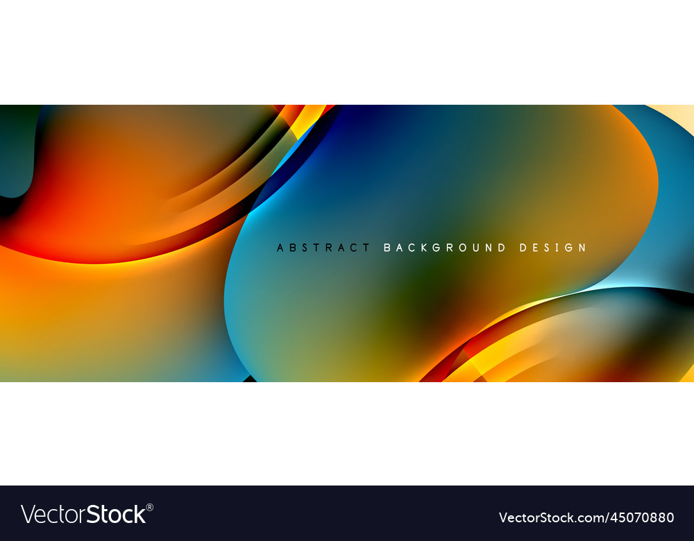 Trendy simple fluid color gradient abstract Vector Image