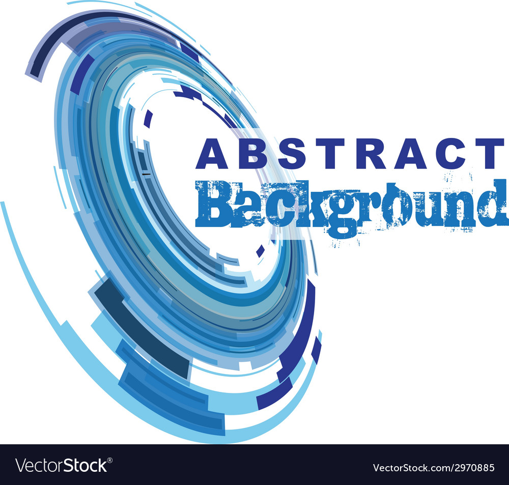 Abstract blue Royalty Free Vector Image - VectorStock