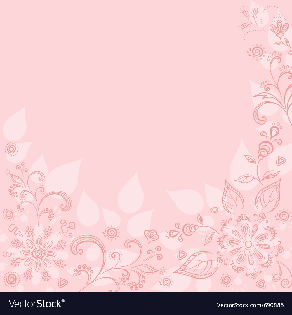 Abstract flower background Royalty Free Vector Image