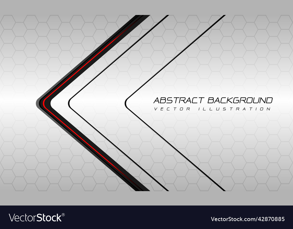 Abstract red black thin arrow direction geometric Vector Image Abstract red black thin arrow direction geometric Vector Image