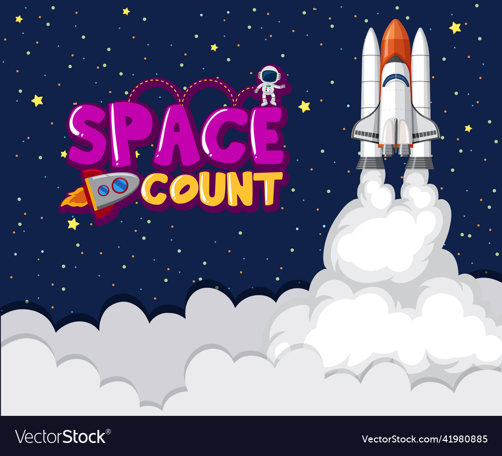 Space element in background Royalty Free Vector Image