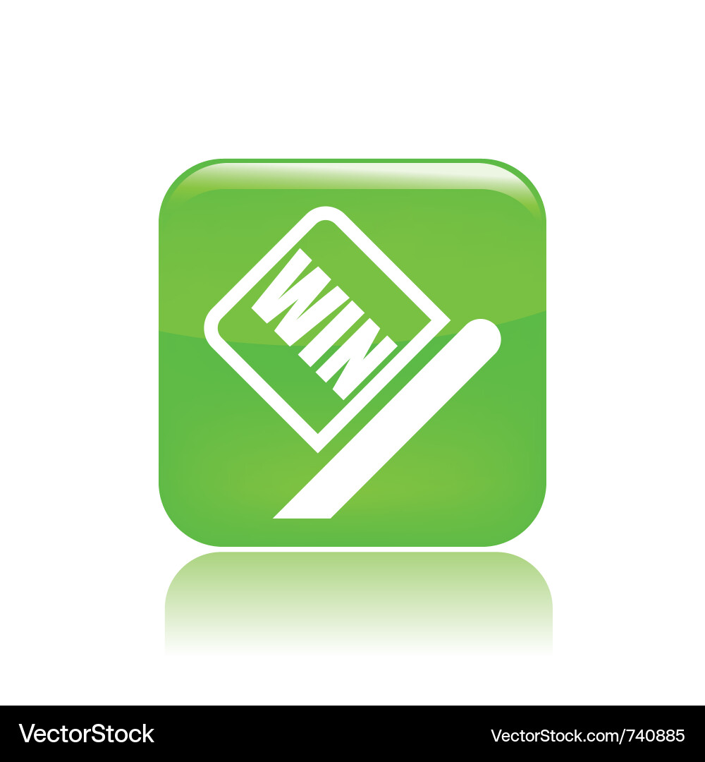 Win race flag icon Royalty Free Vector Image - VectorStock