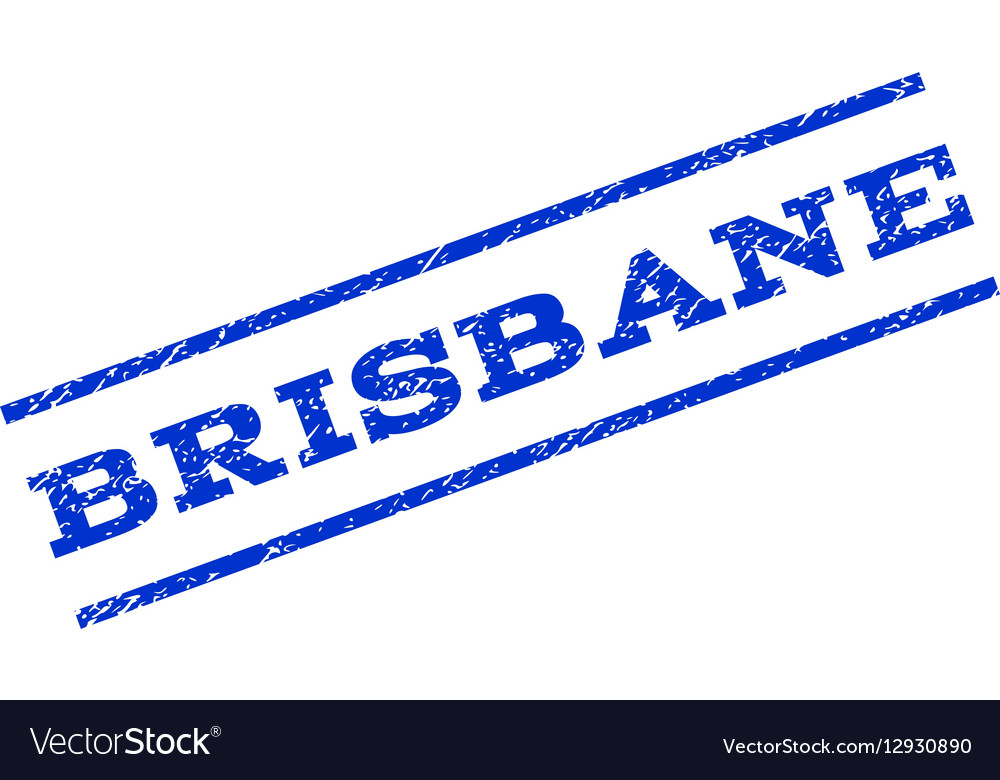 Brisbane watermark stamp Royalty Free Vector Image