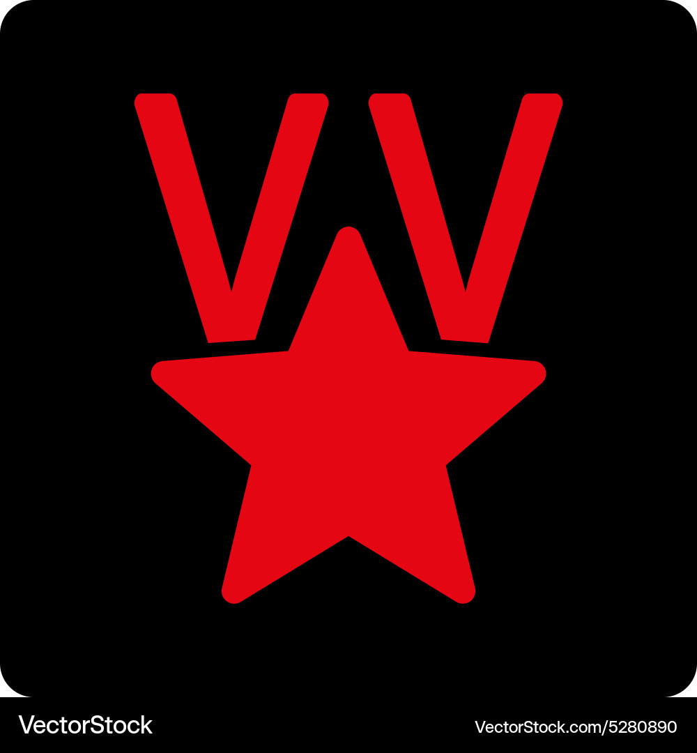 Victory icon from award buttons overcolor set Vector Image