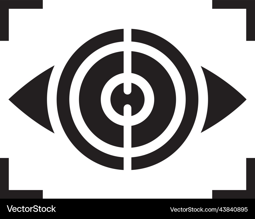 Gun target icon Royalty Free Vector Image - VectorStock