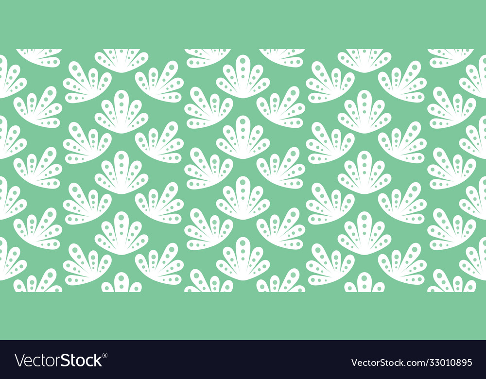 Leaf pattern design seamless repeat Royalty Free Vector