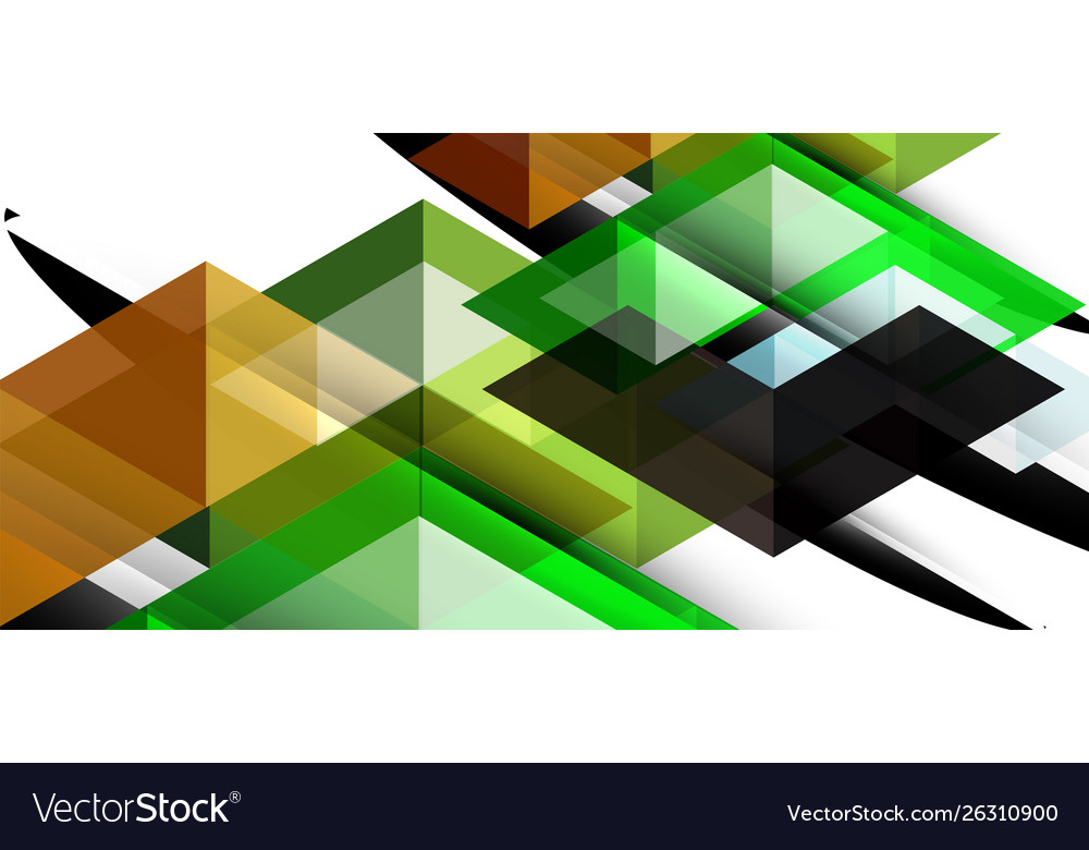 Abstract triangle pattern colorful backdrop Vector Image