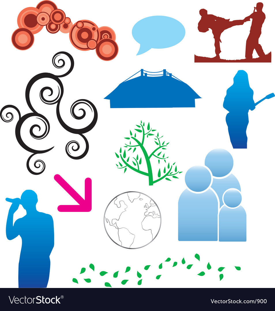 Graphic design elements Royalty Free Vector Image