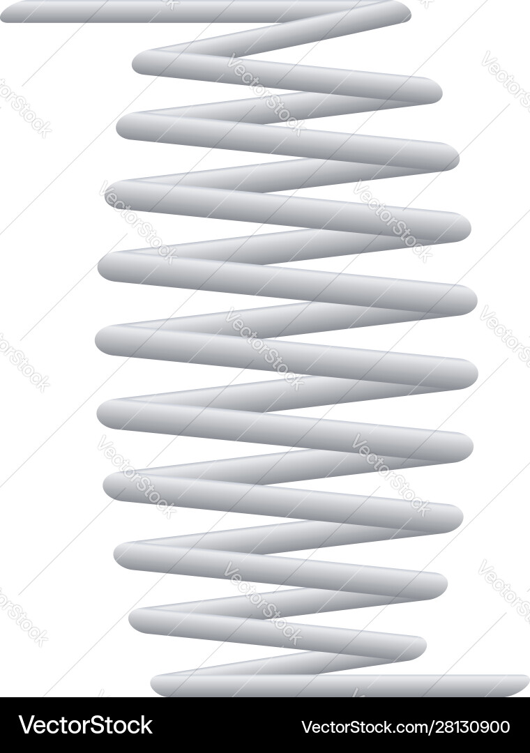 Jump coil icon cartoon style Royalty Free Vector Image