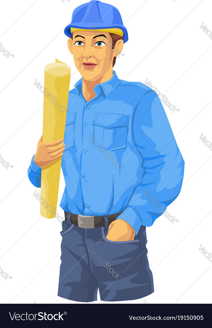 Construction worker Royalty Free Vector Image - VectorStock