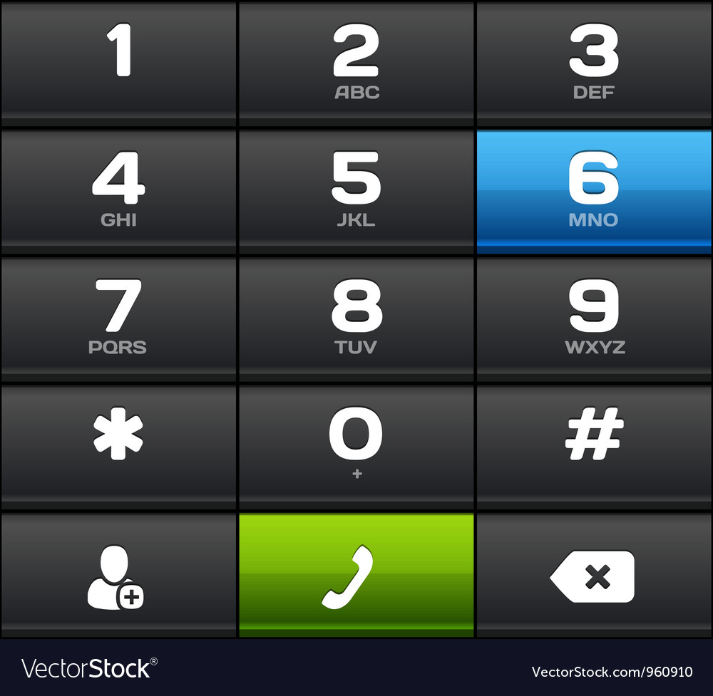 Standard Telephone Keypad Layout Resfull
