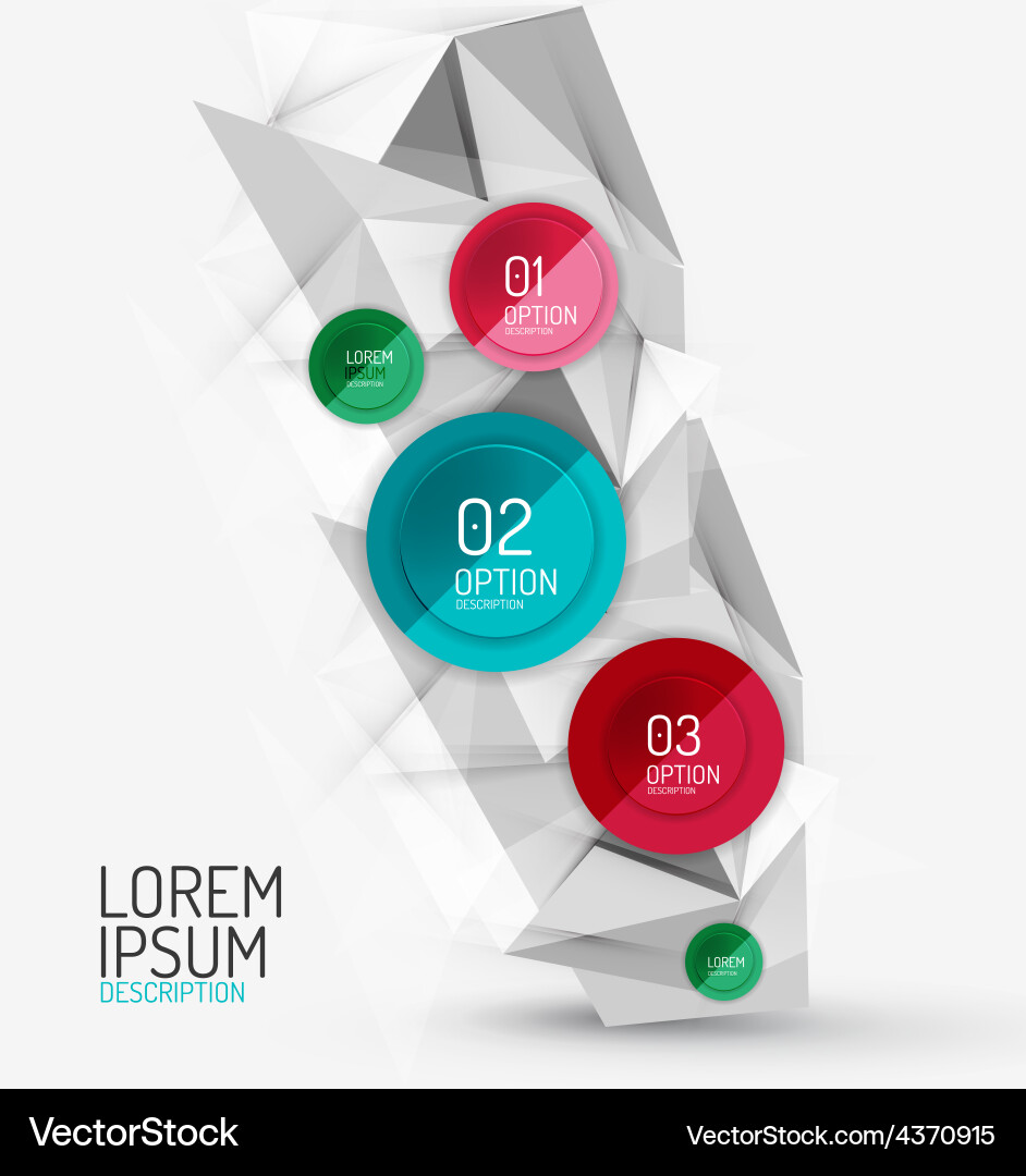 Fresh business abstract infographic Royalty Free Vector