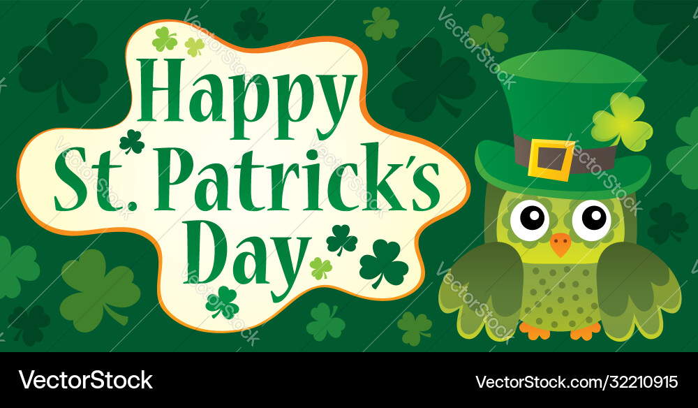 Happy st patricks day theme 9 Royalty Free Vector Image