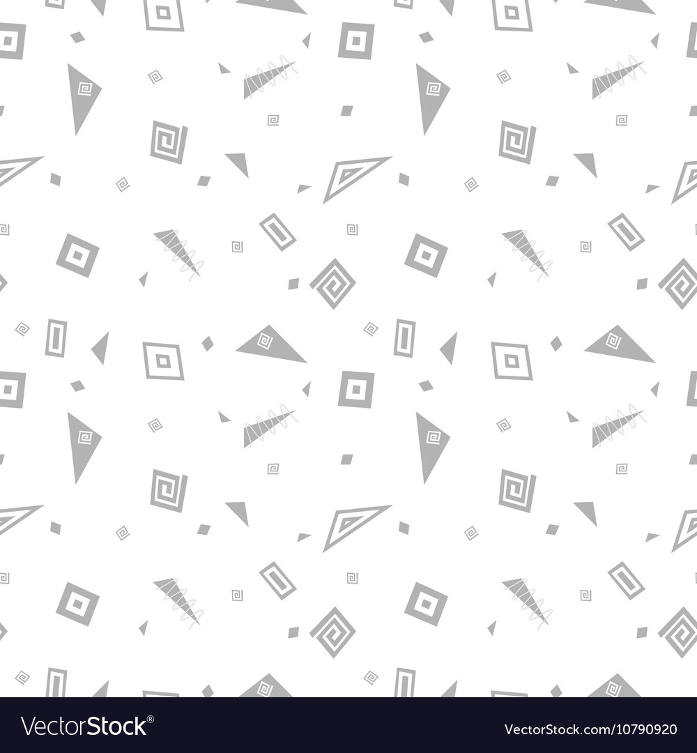 Abstract memphis pattern Royalty Free Vector Image