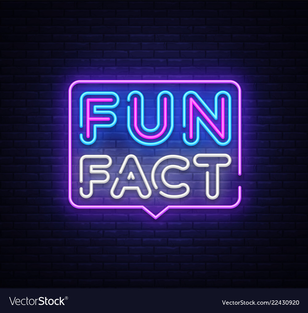Bubble Writing Fun Fact Logo Letter
