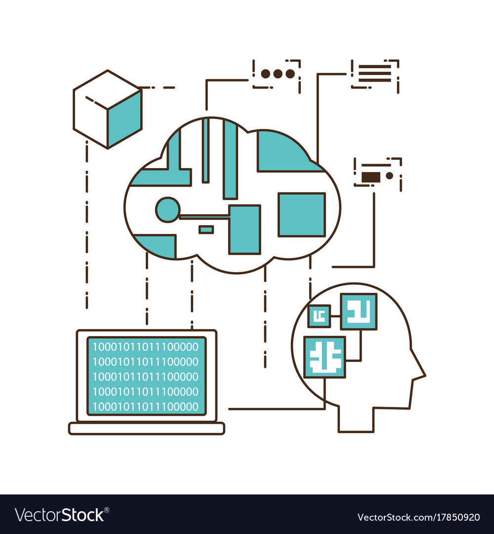 Future technologies design Royalty Free Vector Image
