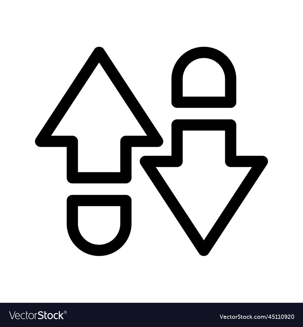 Reverse up down arrow icon Royalty Free Vector Image Reverse up down arrow icon Royalty Free Vector Image