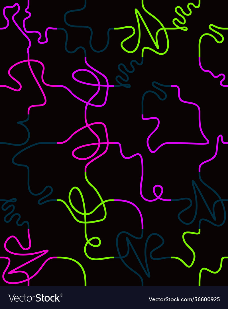 Abstract linear pattern made with seamless thin Vector Image