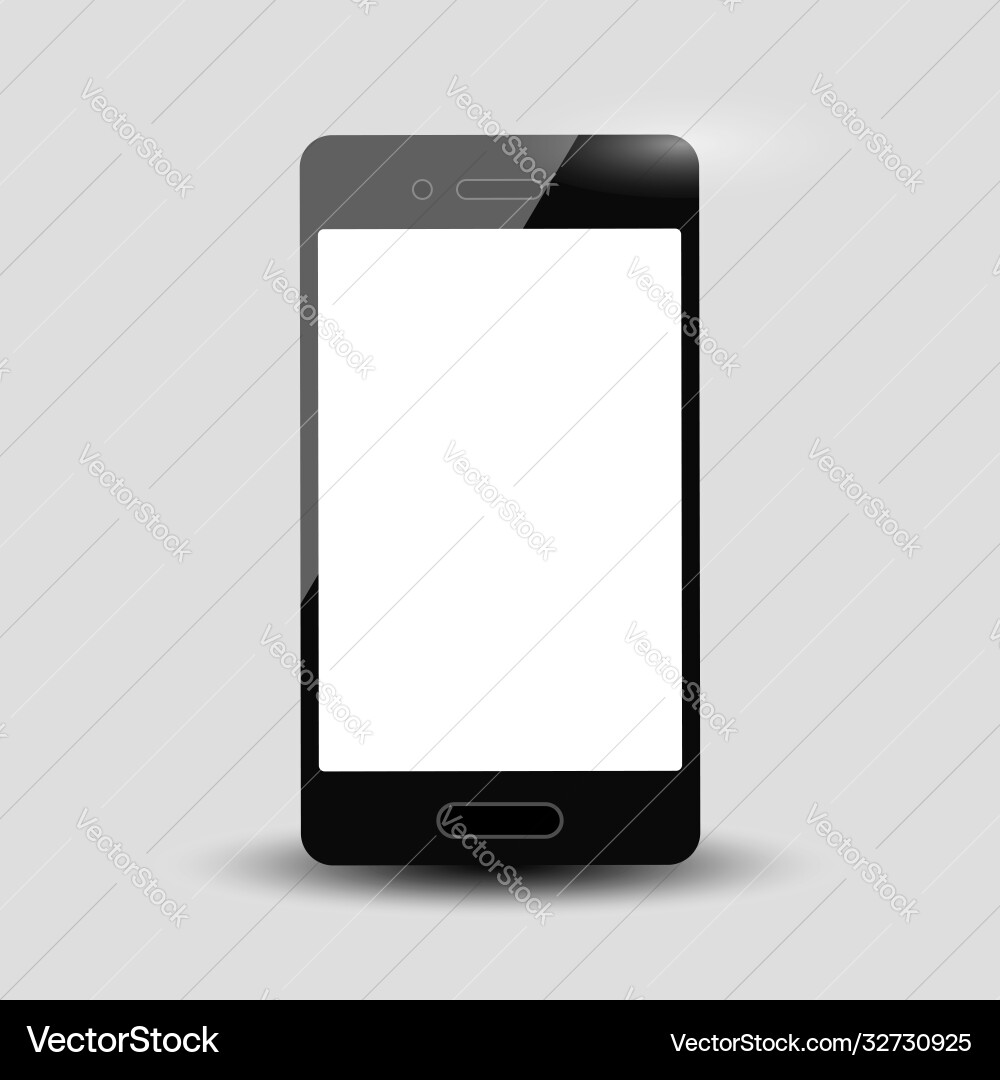 High quality realistic trendy smartphone Vector Image