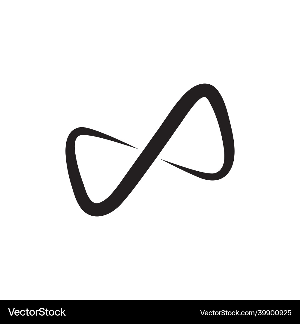 Infinity design Royalty Free Vector Image - VectorStock