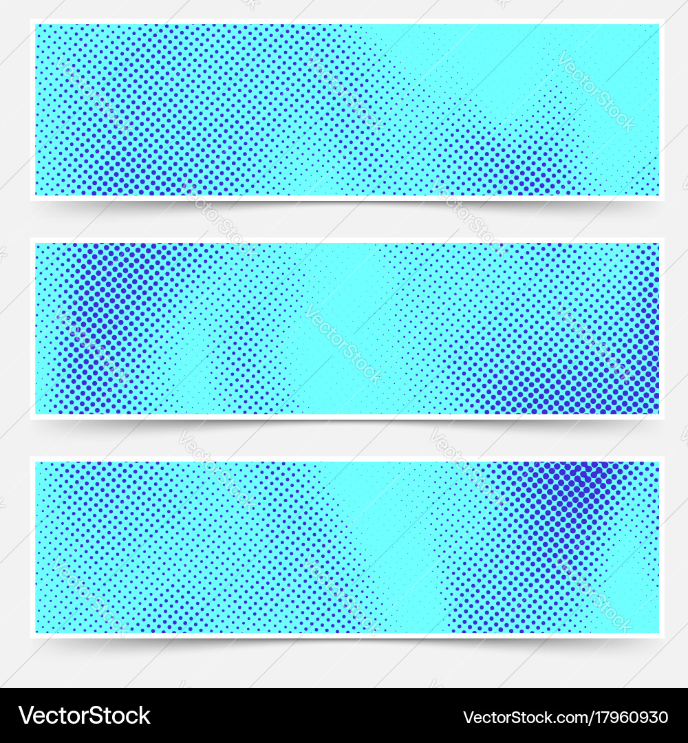 Blue color distressed dotted overlay card Vector Image
