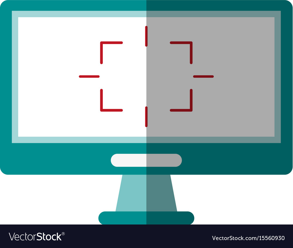 Screen console play Royalty Free Vector Image - VectorStock
