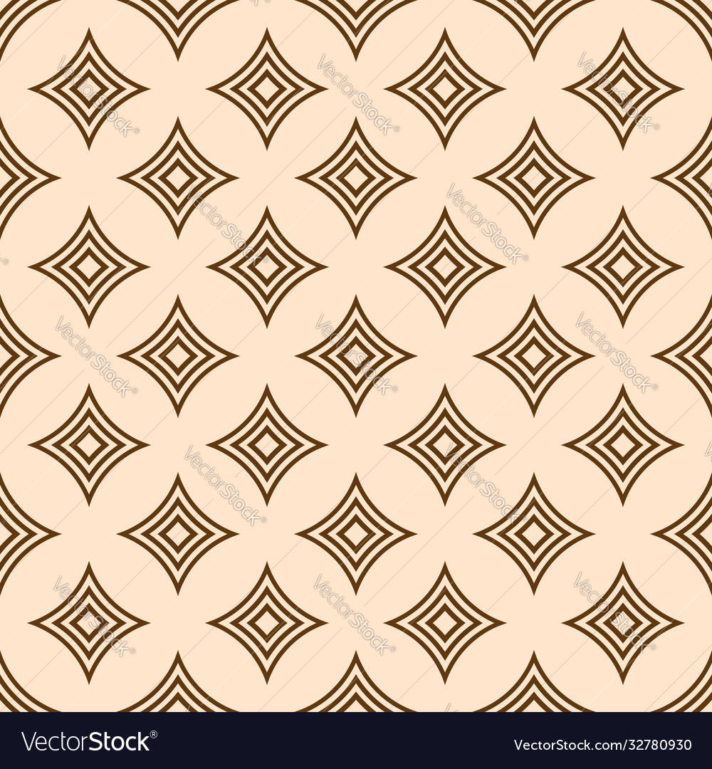 Seamless geometric pattern repeating rhombus Vector Image