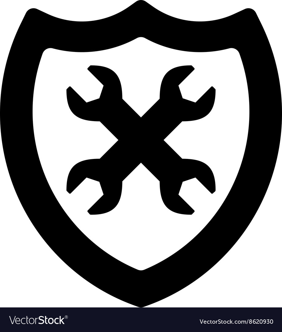 Security settings flat icon Royalty Free Vector Image