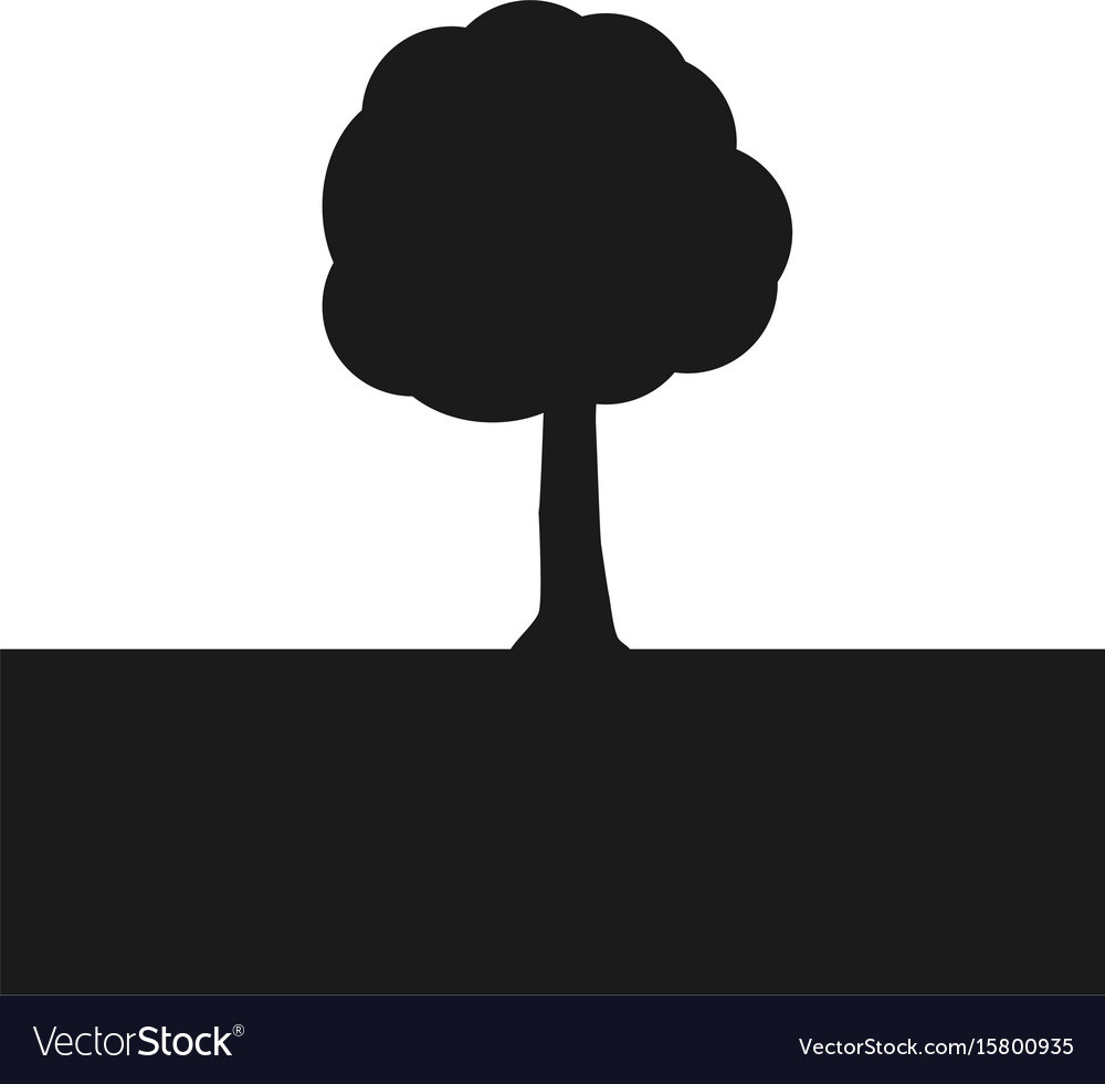 A simple tree Royalty Free Vector Image - VectorStock