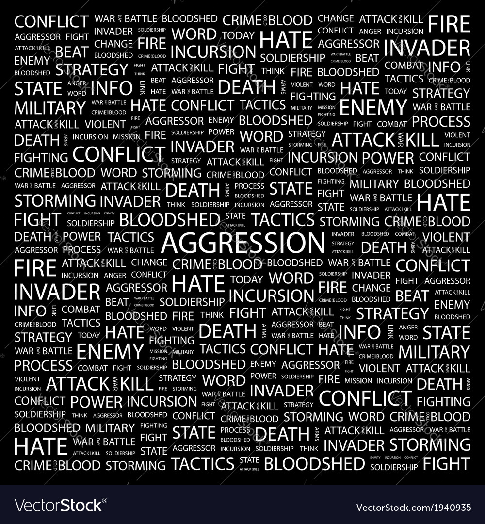Aggression Royalty Free Vector Image - VectorStock