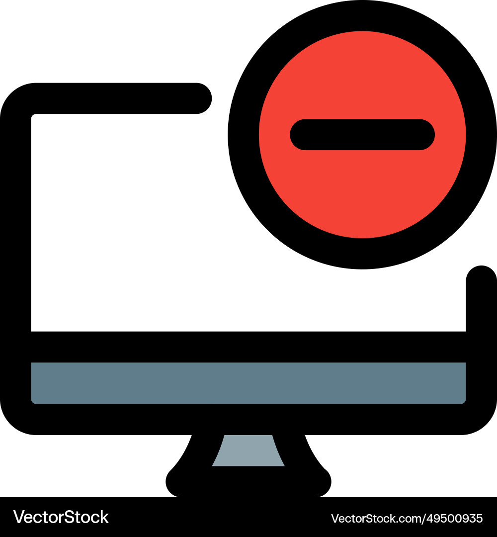 Delete or removal of unnecessary folders Vector Image