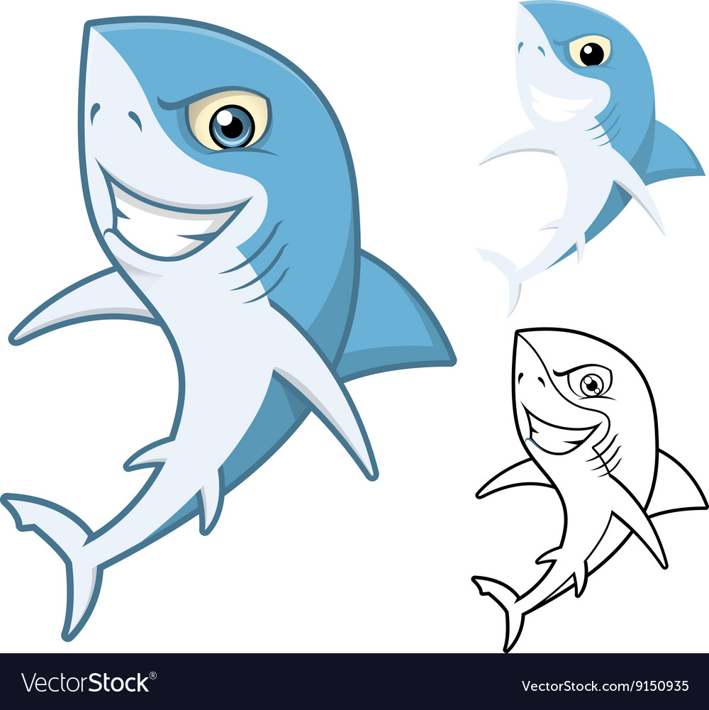 Shark Royalty Free Vector Image - VectorStock