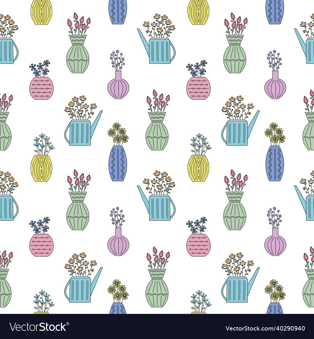 Cute seamless floral pattern pattern Royalty Free Vector