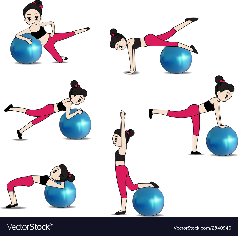 Exercise Royalty Free Vector Image - VectorStock