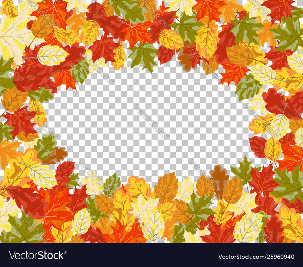 Falling maple leaves Royalty Free Vector Image