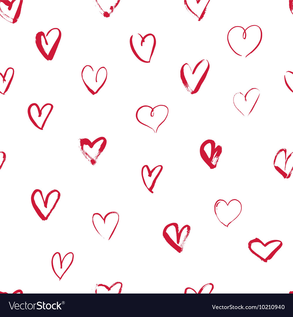 Hearts pattern Royalty Free Vector Image - VectorStock