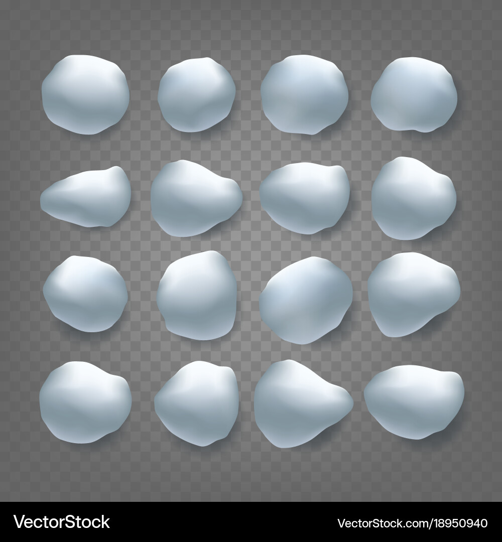 Snowballs holidays christmas design Royalty Free Vector