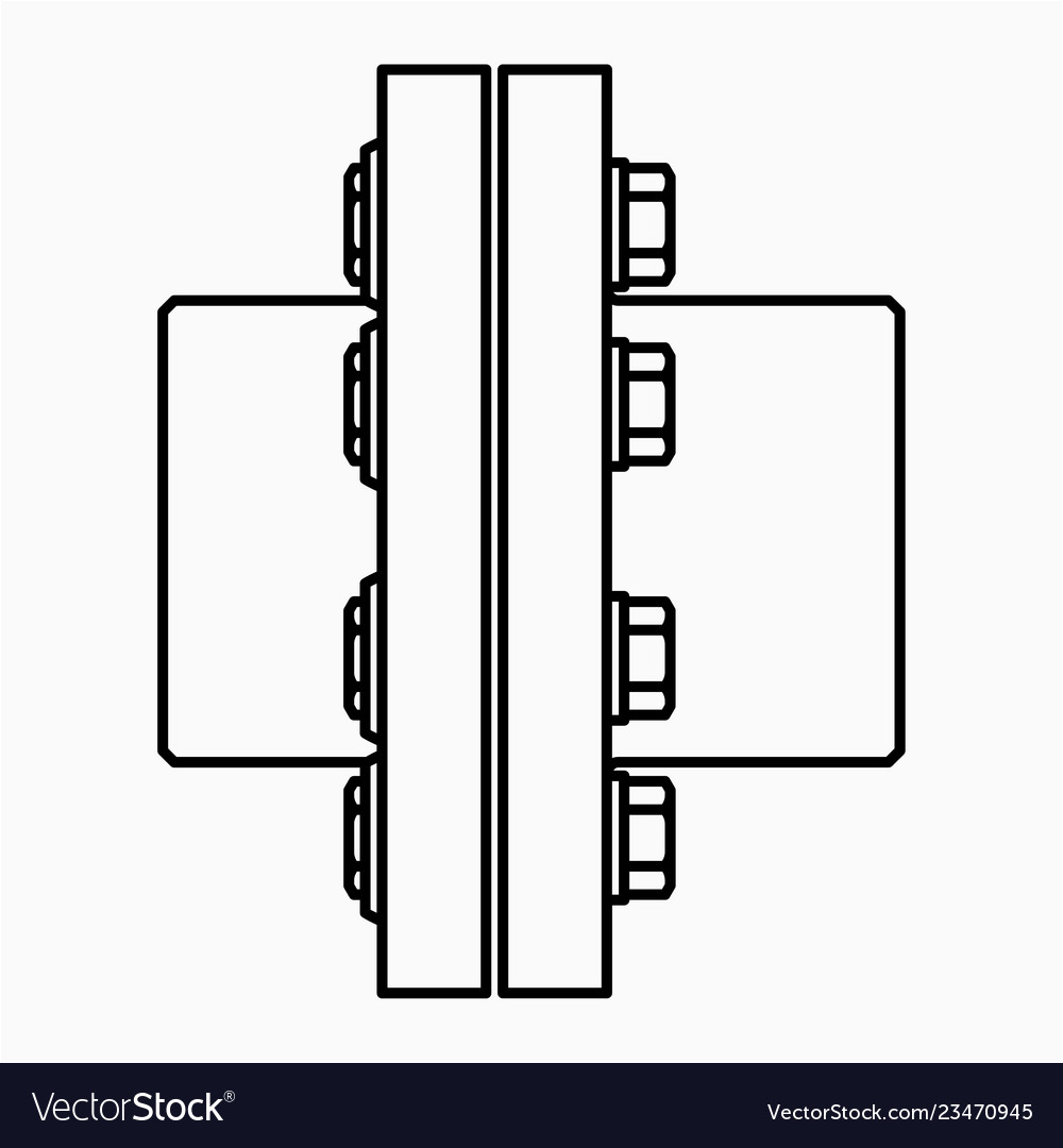 Coupling icon Royalty Free Vector Image - VectorStock
