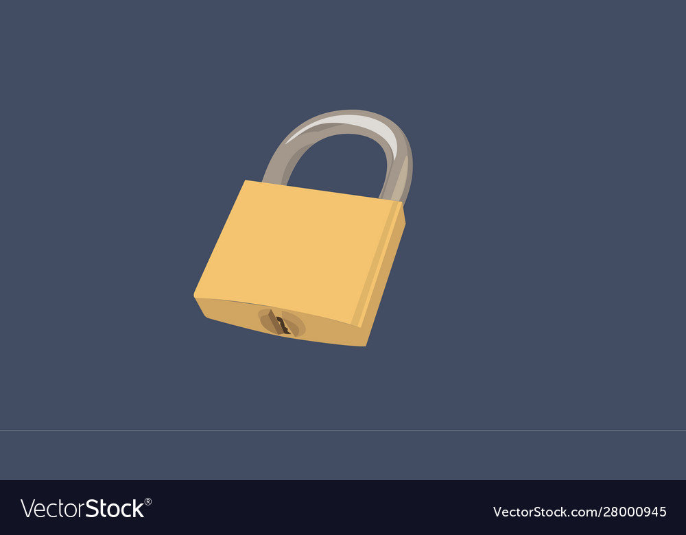 Padlock Royalty Free Vector Image - VectorStock