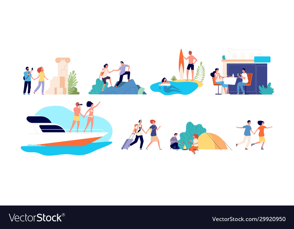 Vacation Activities Women Family Travel Royalty Free Vector vacation-activities-women-family-travel-royalty-free-vector